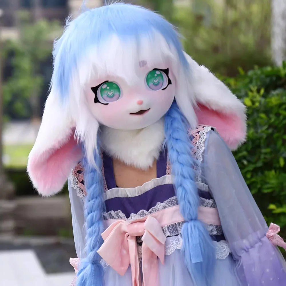 Anime Eye Floppy Rabbit Furry Head – MoeMoeKyun