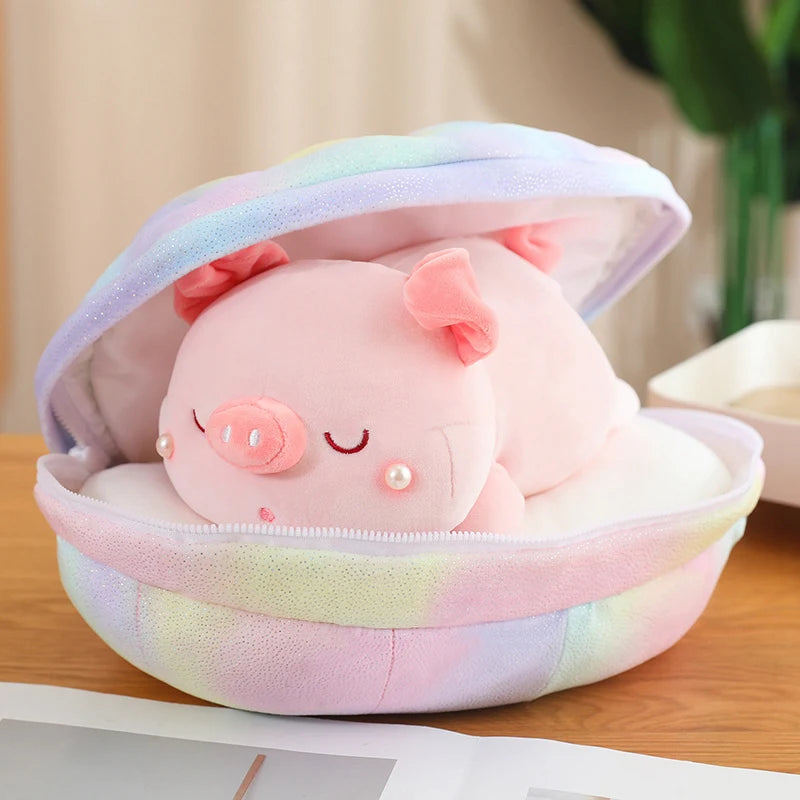 Shell-encased Piggy Pearl Plushie – MoeMoeKyun
