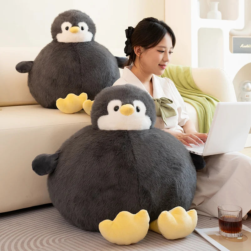 Giant Round Penguin Plushie – MoeMoeKyun